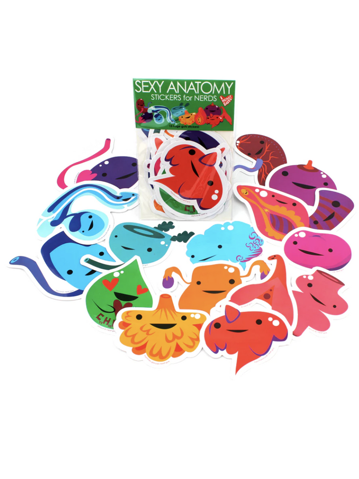 I Heart Guts Sexy Anatomy Stickers - Come As You Are